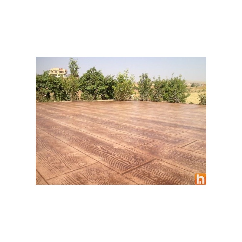 Concrete imprint mould - imitation wood grain | Harmony Béton Concrete imprint mould - imitation wood grain | Harmony Béton