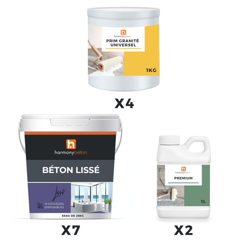 Kit polished concrete screed anhydrite